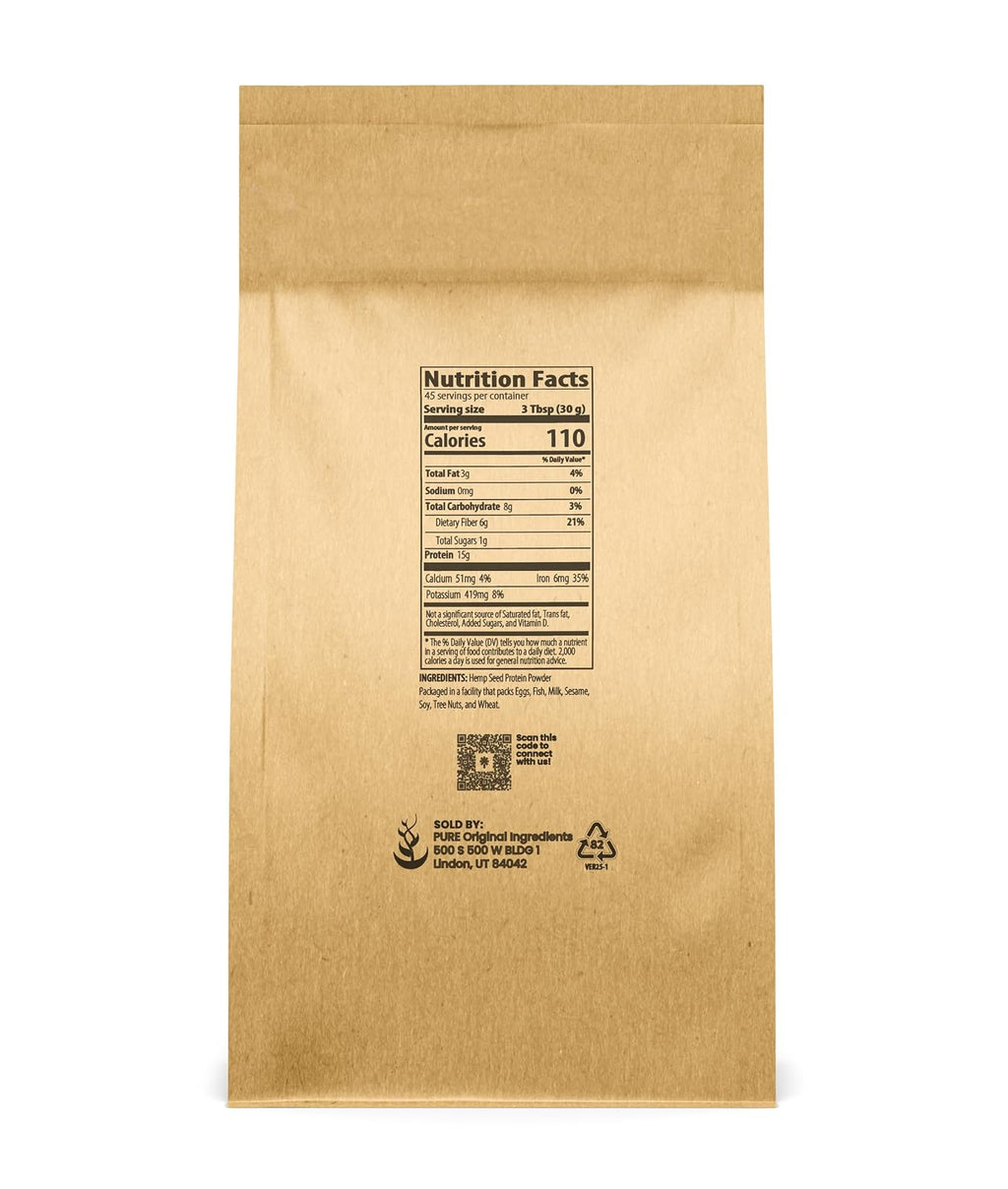 Plant based protein powder for baking