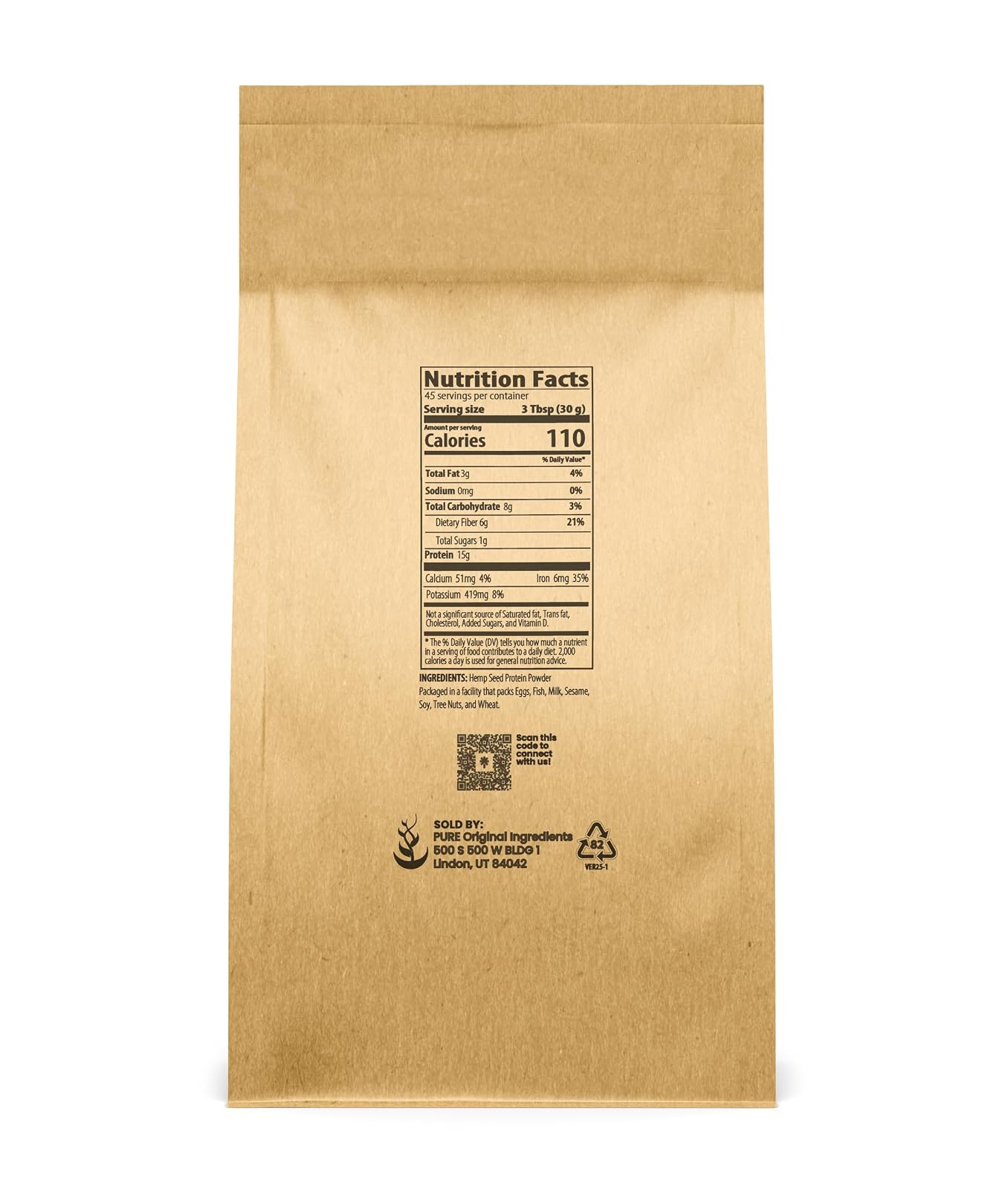Plant based protein powder for baking