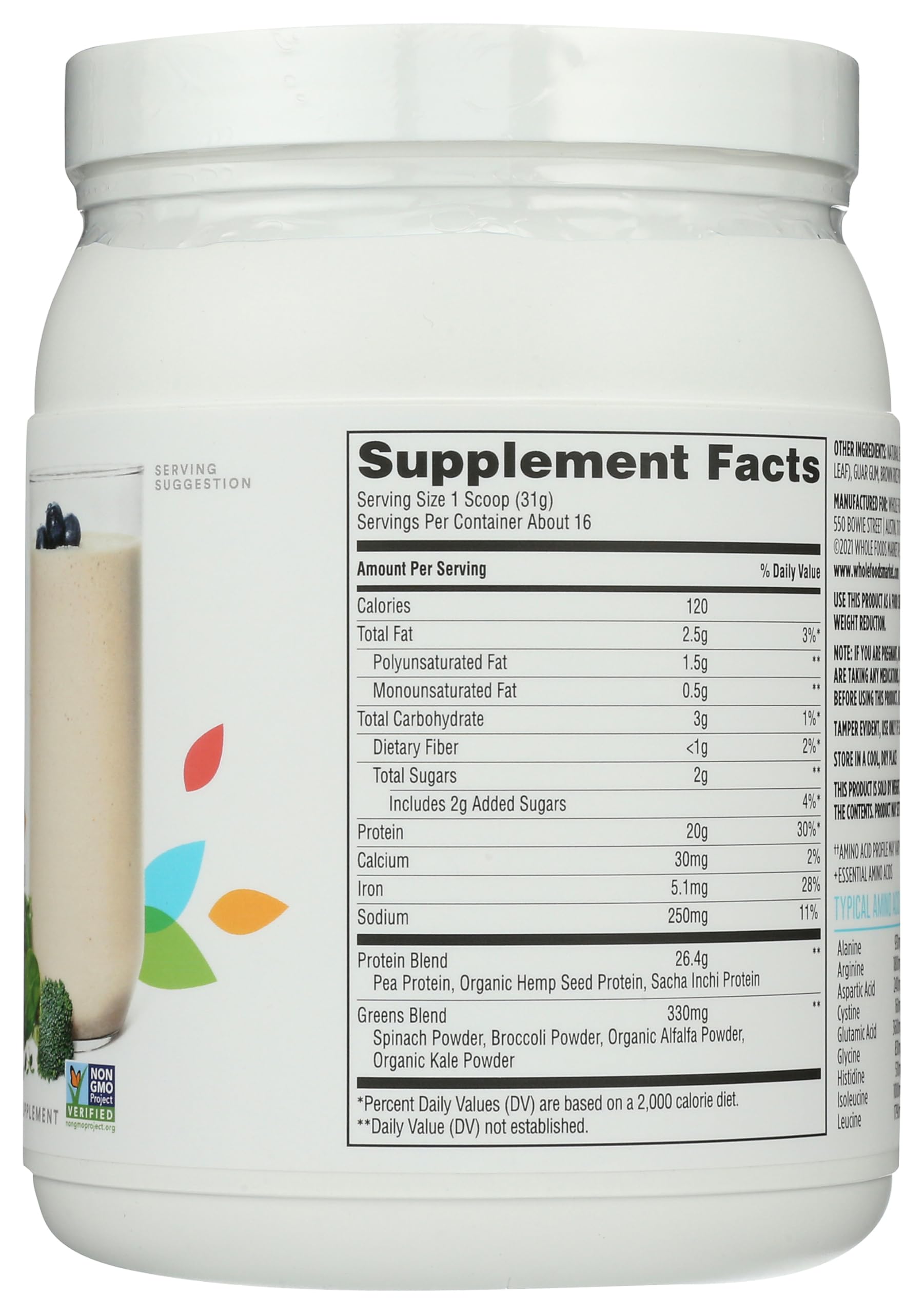 plant-based protein powder for health