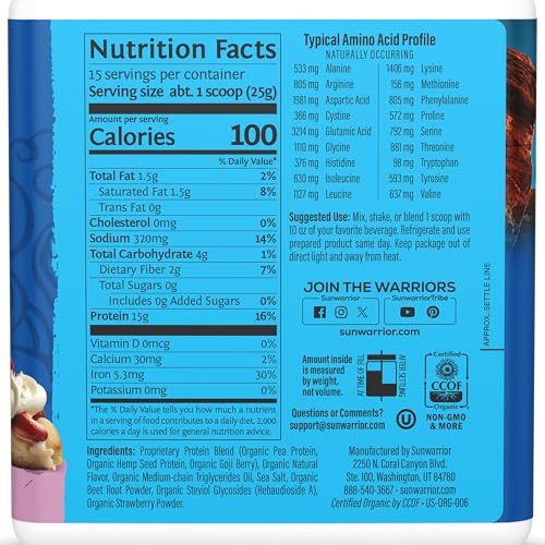 plant based protein powder for smoothies