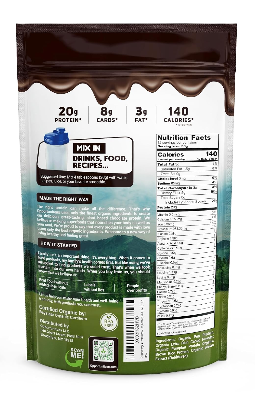 plant based protein powder for smoothies