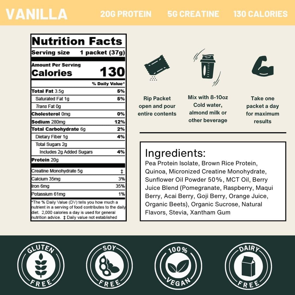 plant based protein powder mix