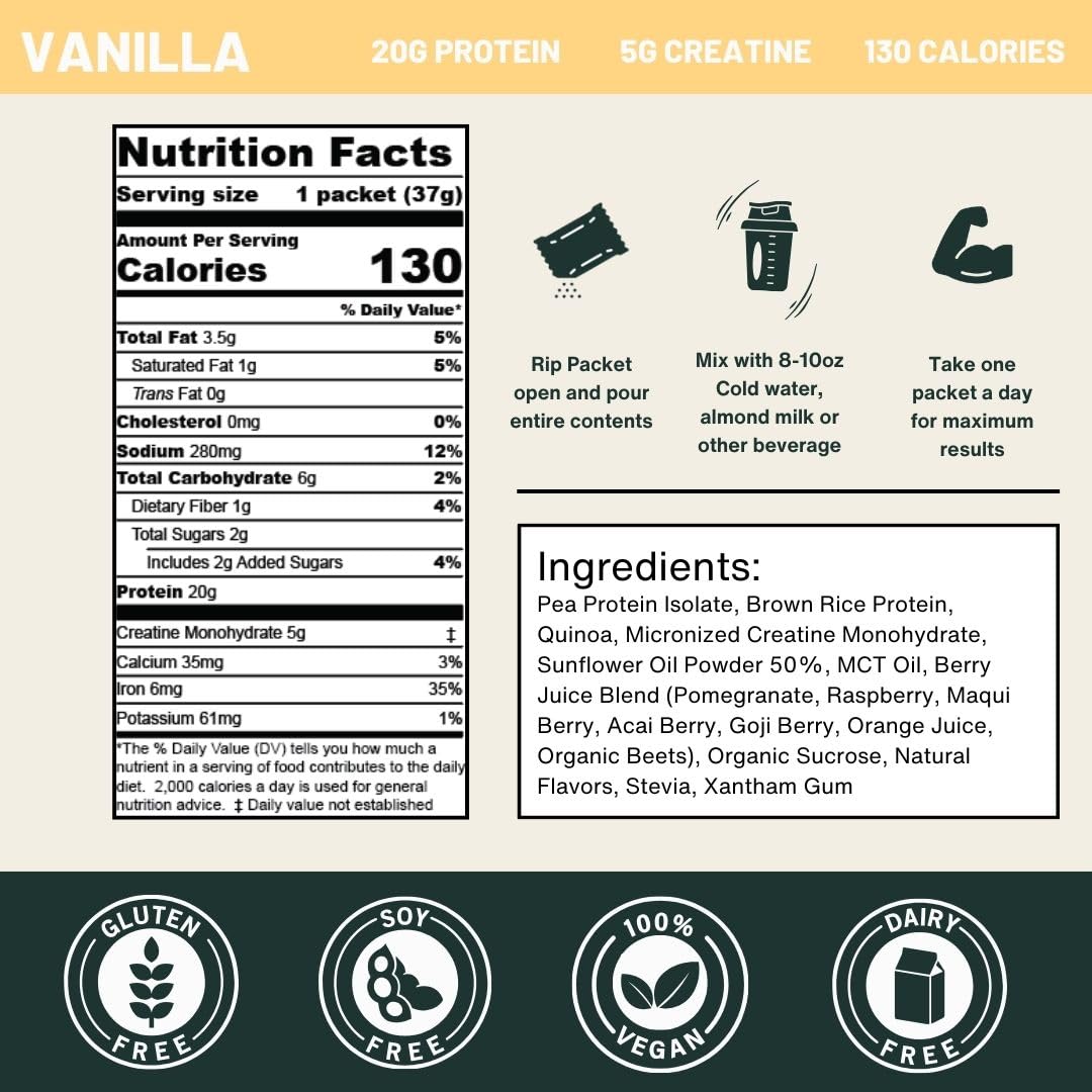 plant based protein powder mix