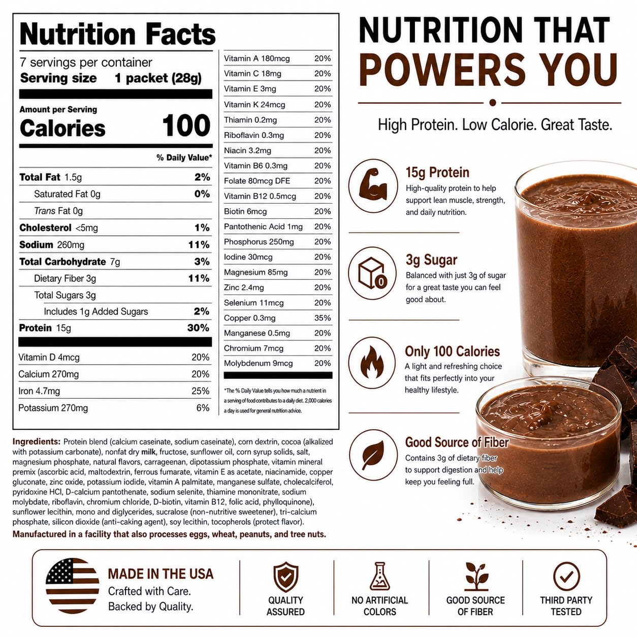 plant based protein shake option