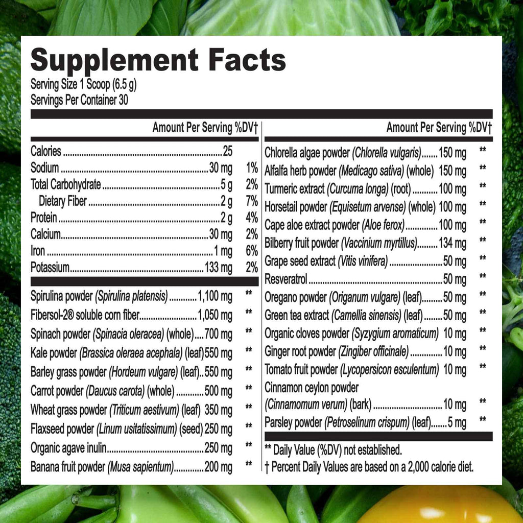 plant-based protein spirulina blend