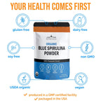 plant-based protein spirulina powder