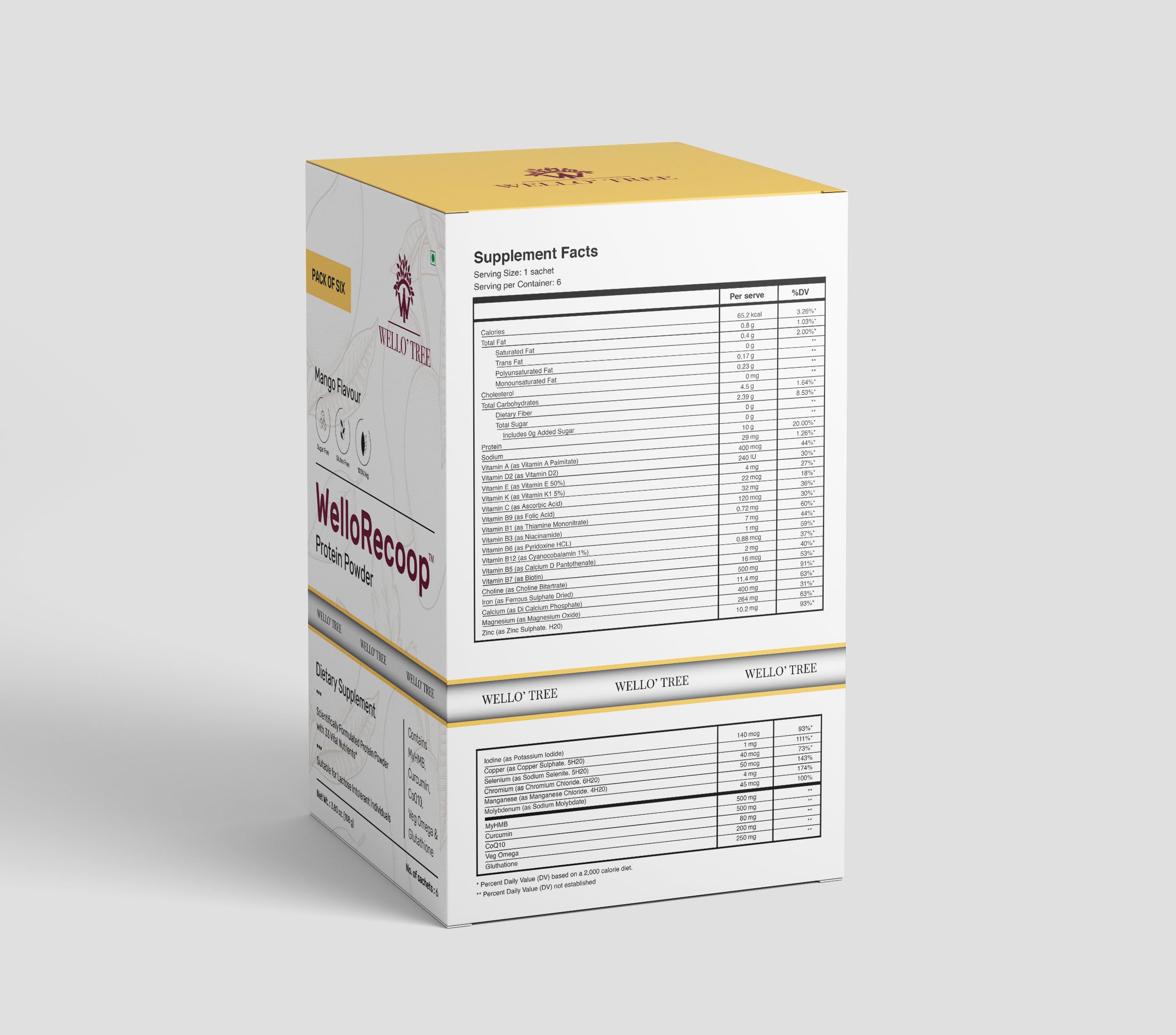 plant-based protein supplement pack