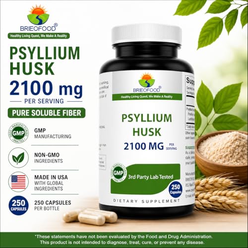 Plant-based psyllium fiber for wellness