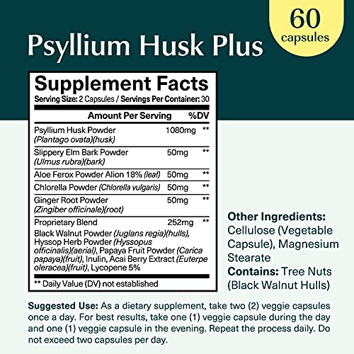 plant-based psyllium fiber source