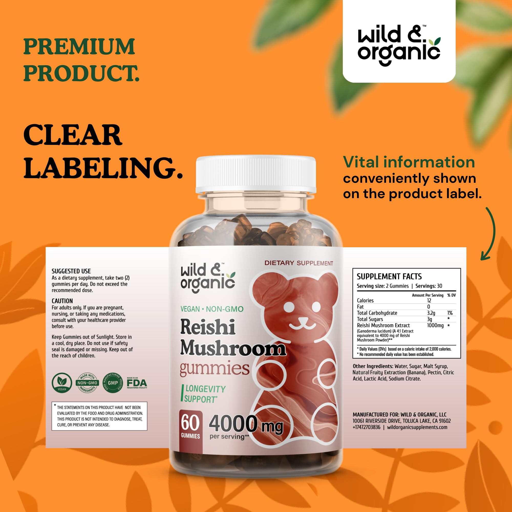 plant-based reishi mushroom benefits