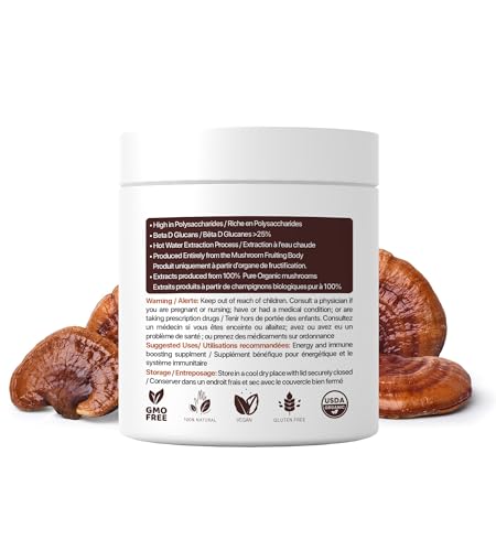 plant-based reishi mushrooms for vitality