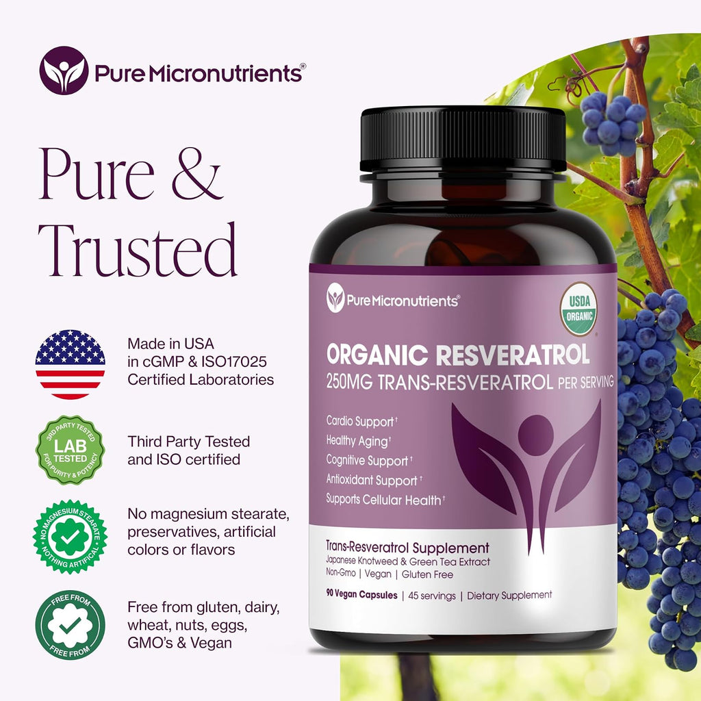Plant-based Resveratrol for wellness