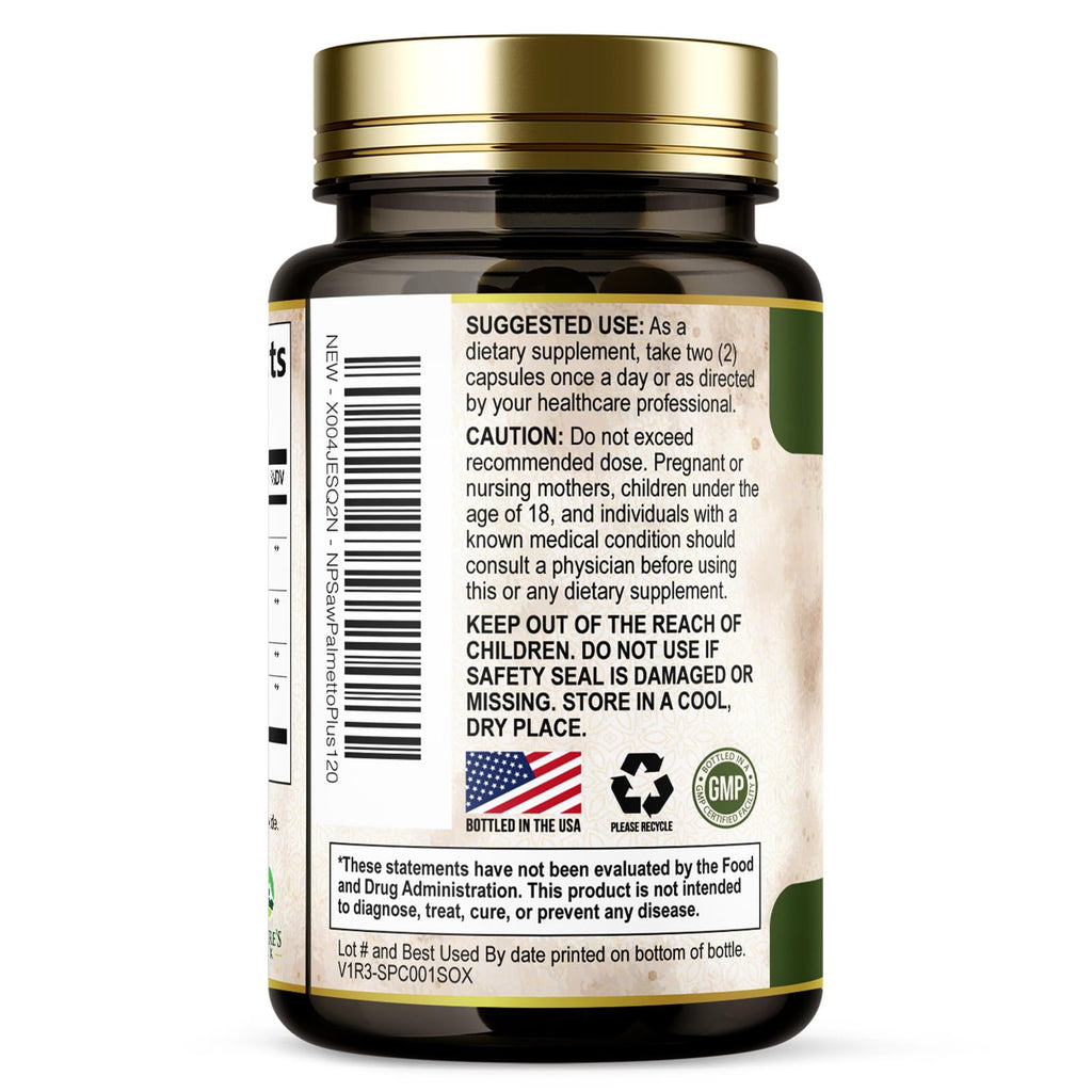 plant-based saw palmetto formula