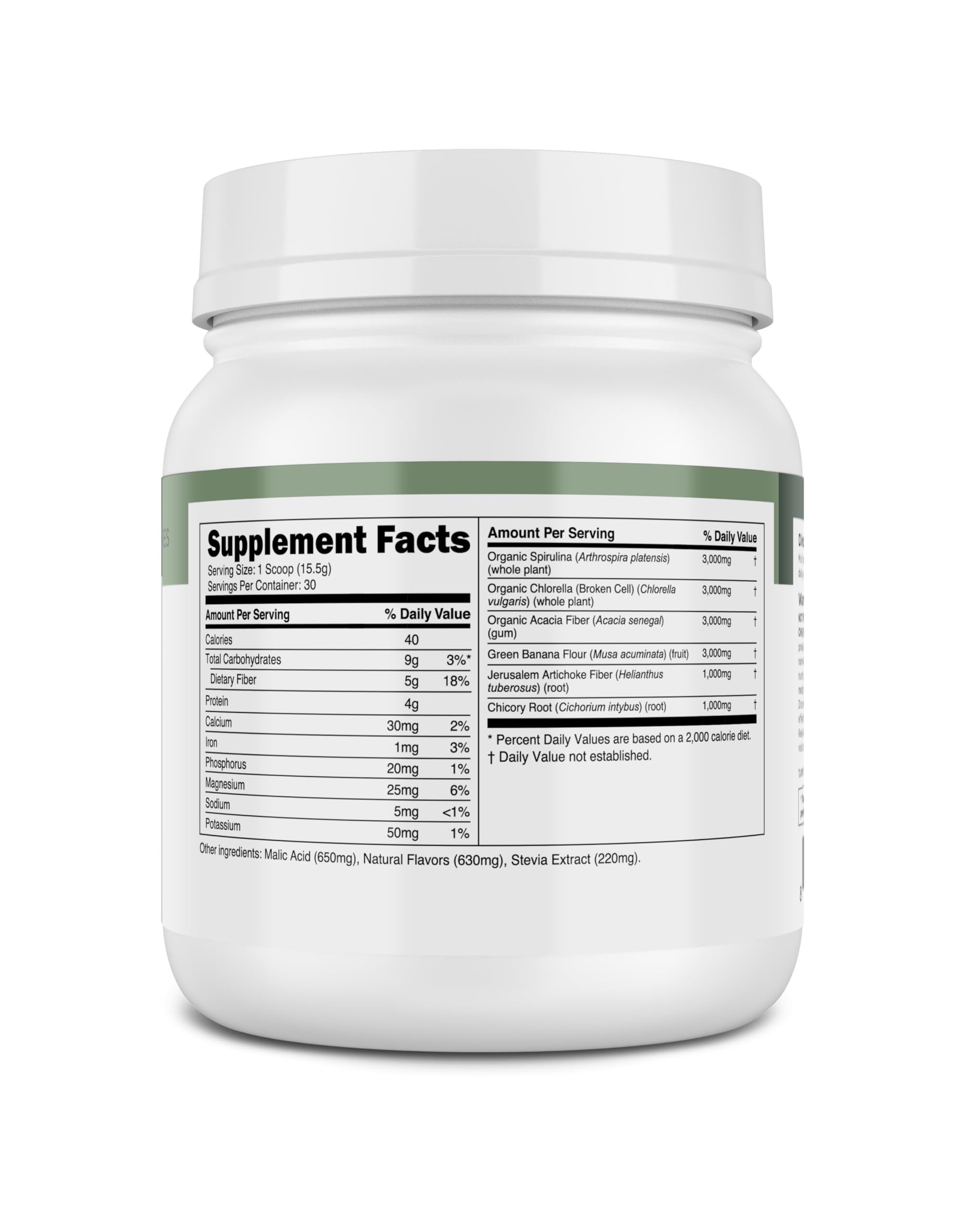 plant-based spirulina nutrition