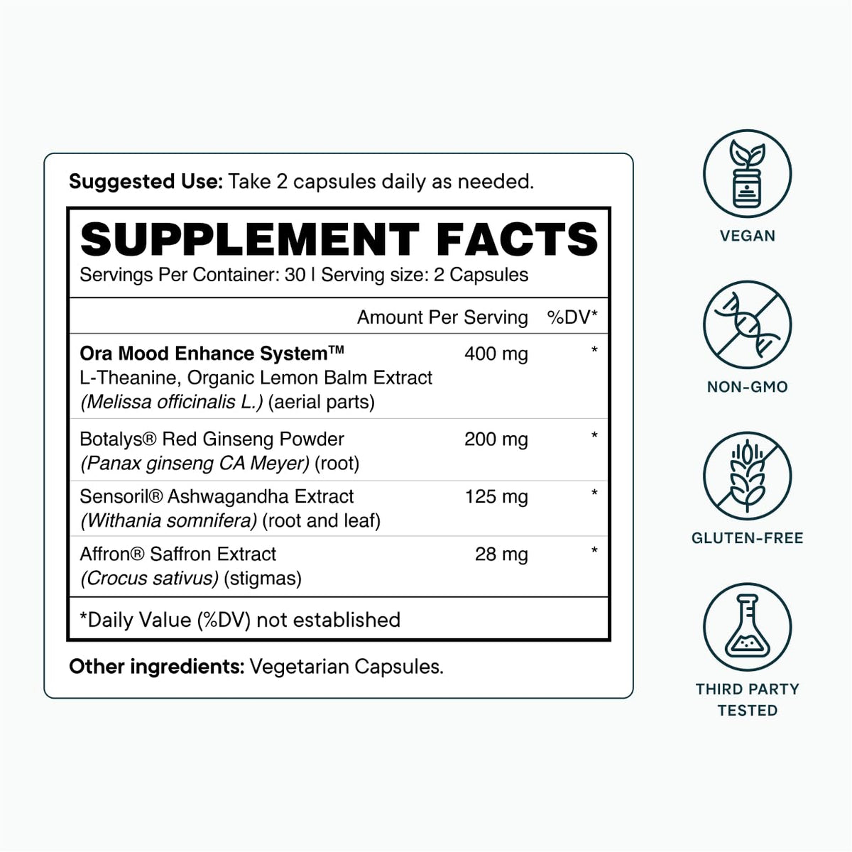 plant-based stress reduction formula