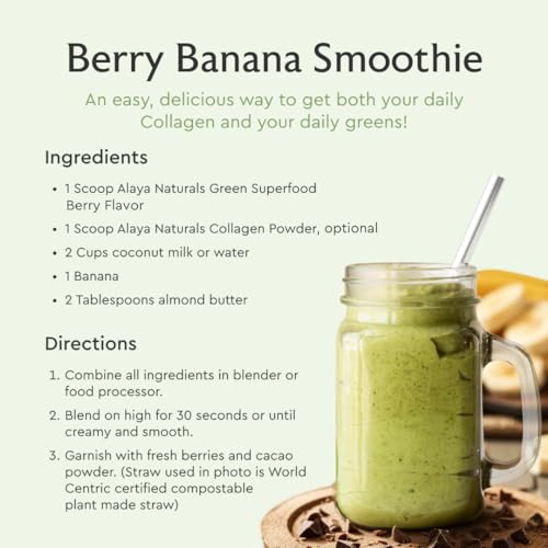 plant-based super greens for energy