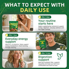 plant-based super greens for energy