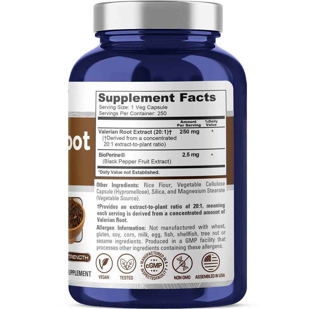 plant-based valerian supplement