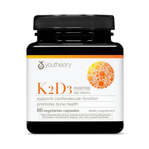 Plant-based vitamin D3 and K2 capsules