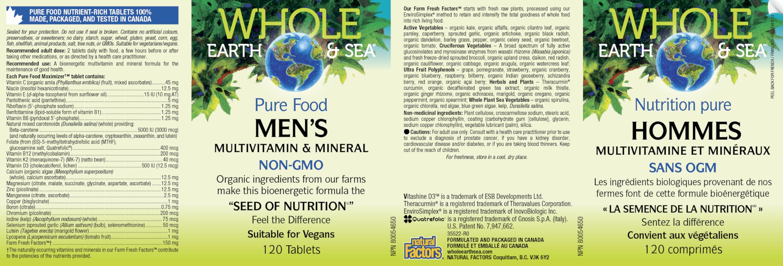 plant-based vitamin & mineral support