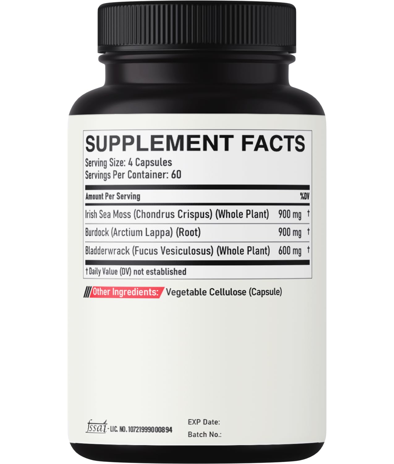 Plant-based vitamin supplements for vegans