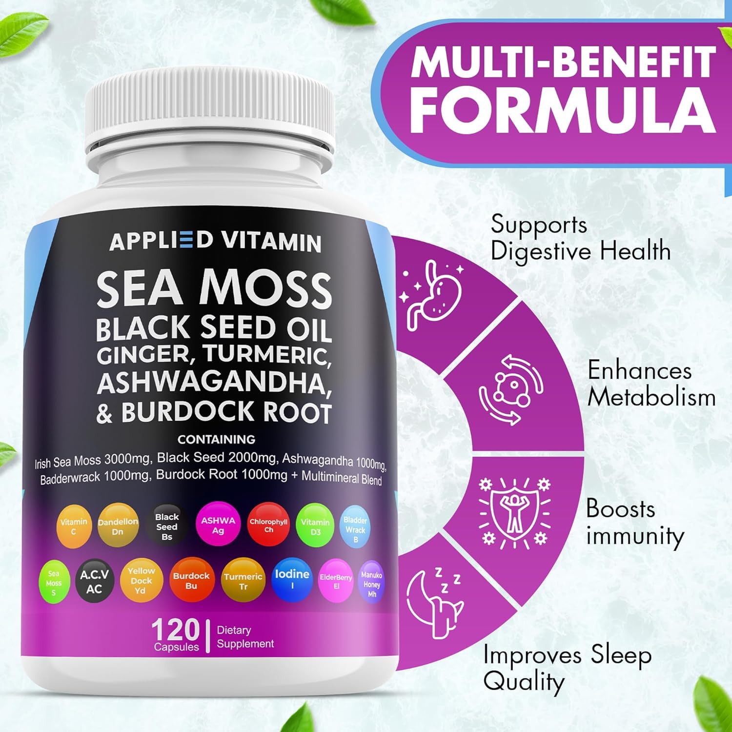 Plant-based vitamins and minerals