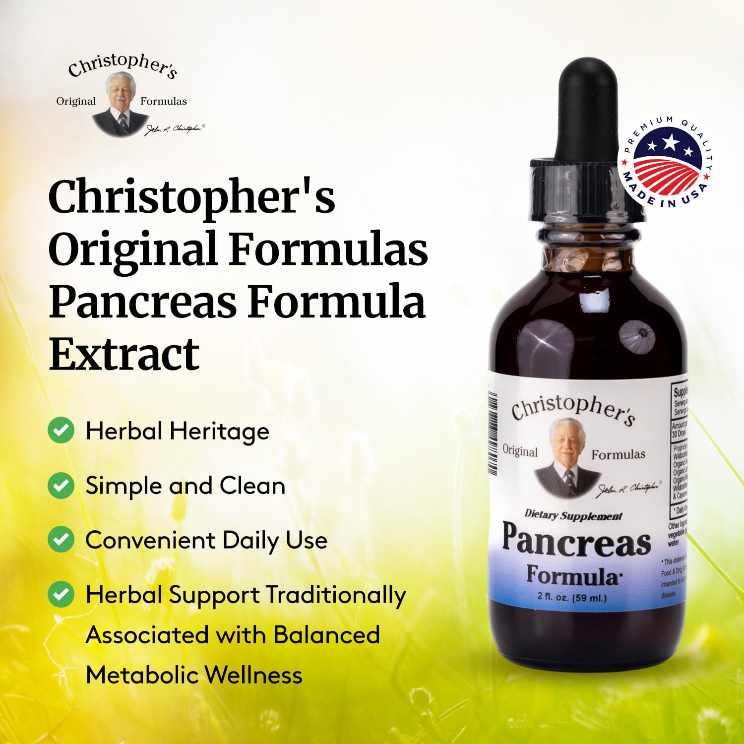 plant-based vitamins for pancreas function