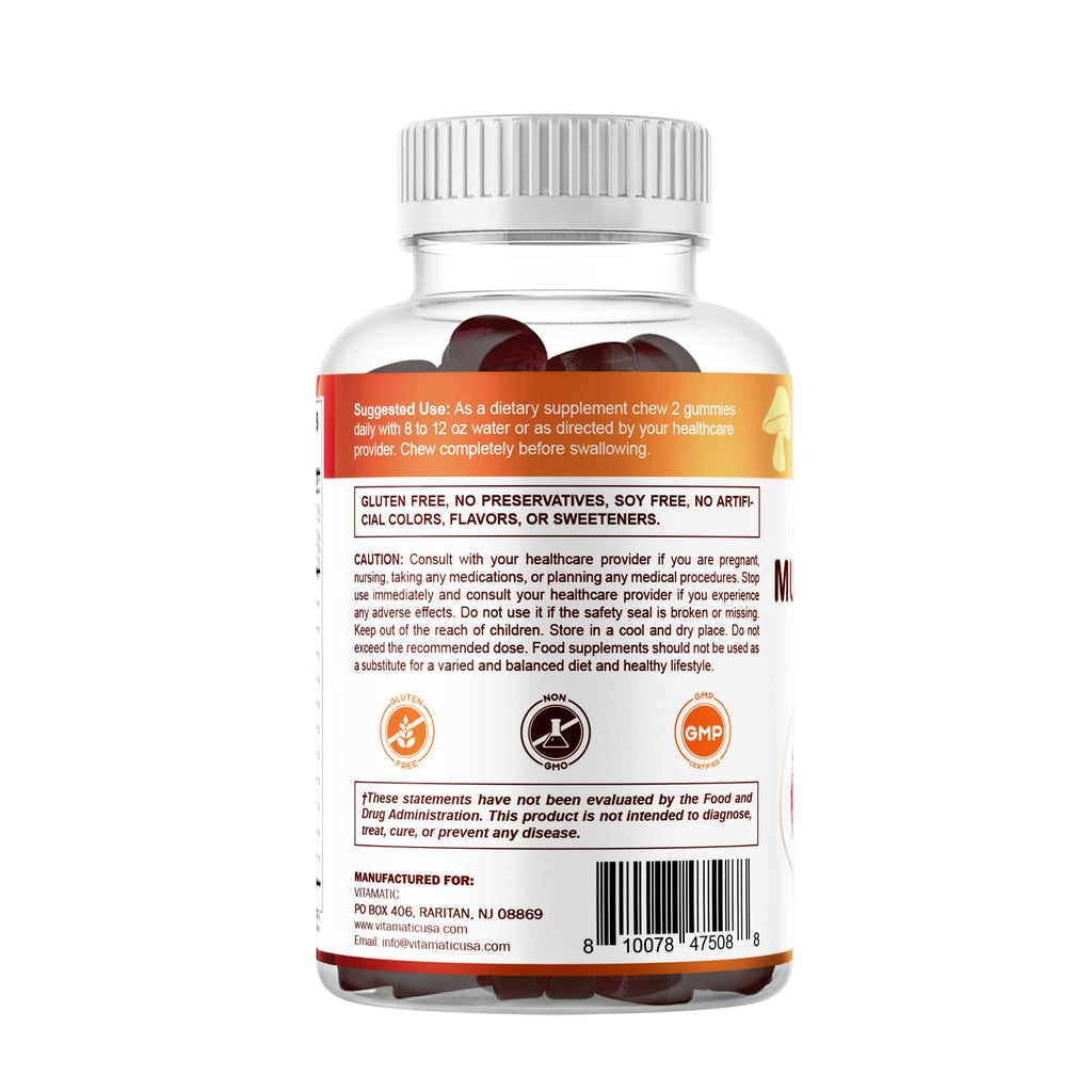 plant-based vitamins in mushroom form