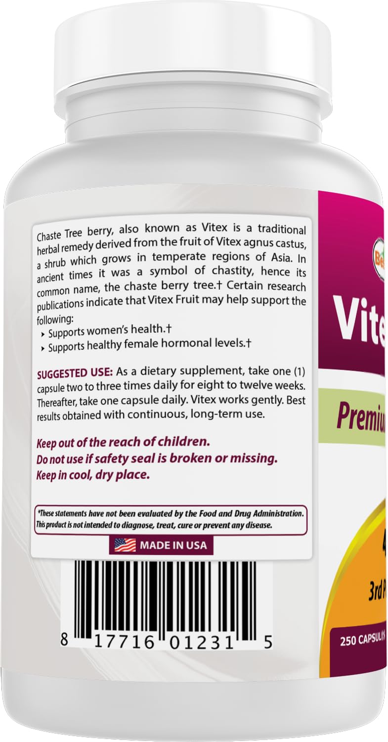 plant-based vitex chasteberry extract
