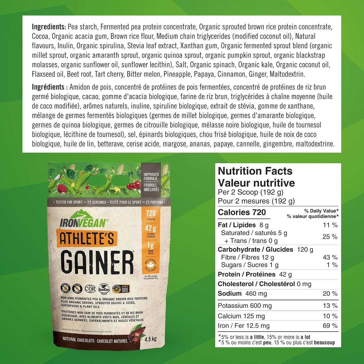 plant-based weight gainers for muscle