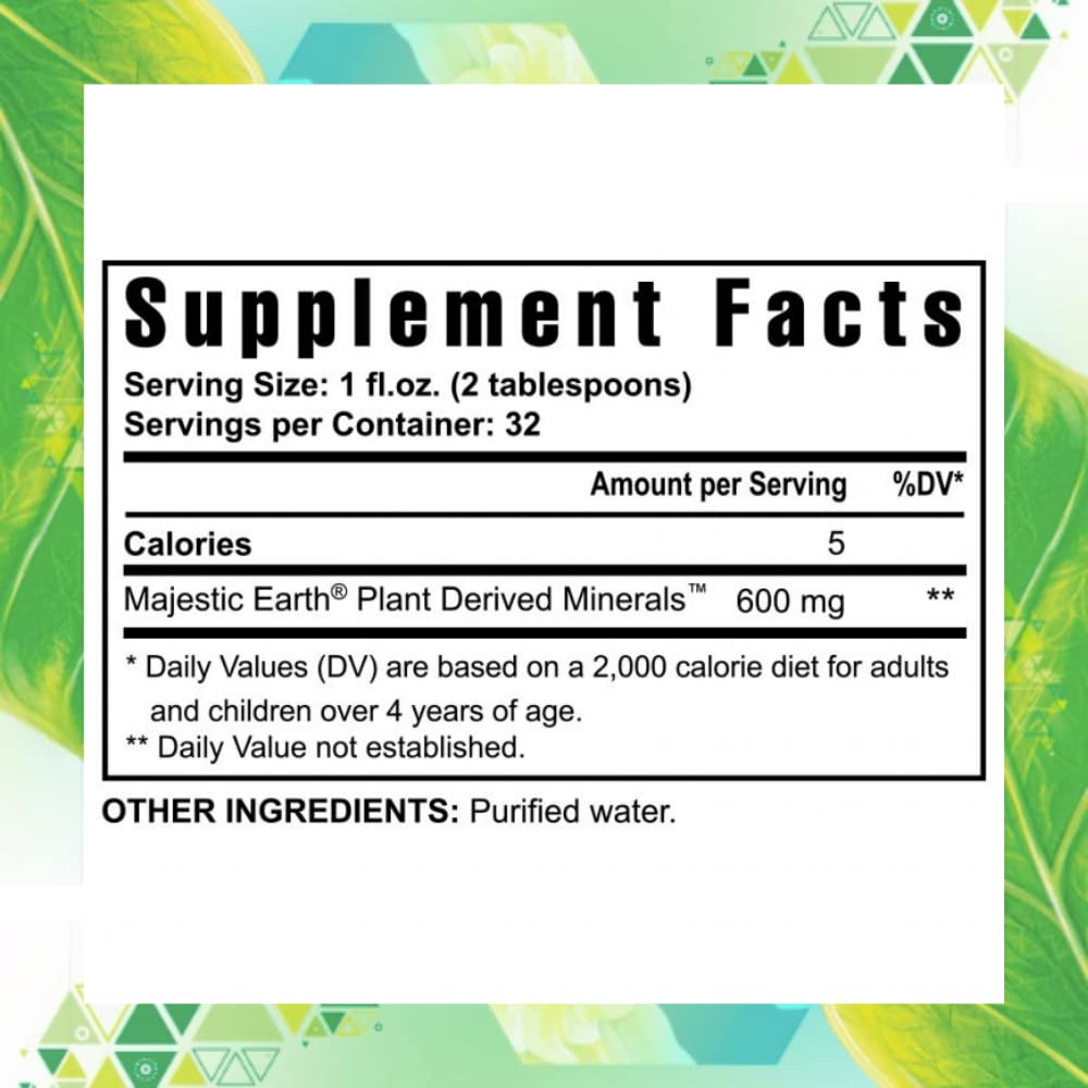 Plant derived trace minerals for health
