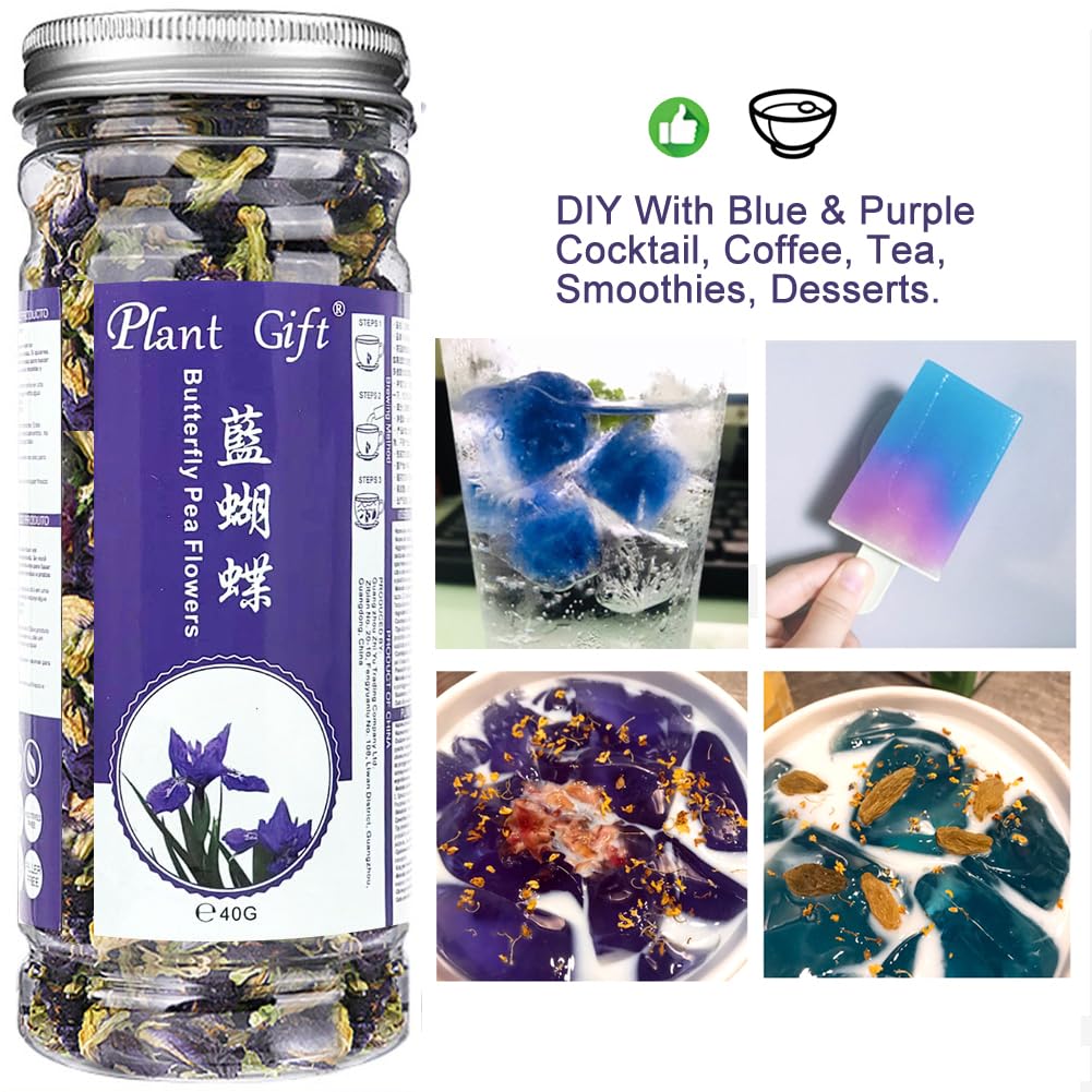 Plant Gift Blue Butterfly Pea Tea packaging