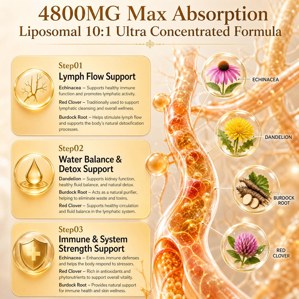 plant ingredients for lymphatic drainage