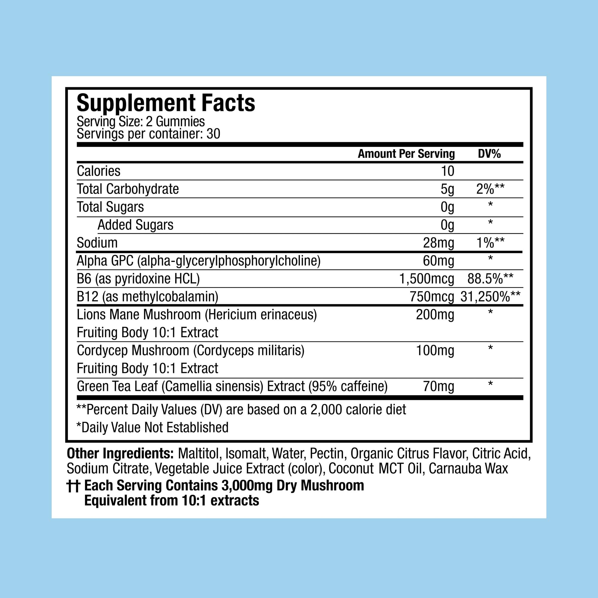 Plant People vegan gummies for cognitive function