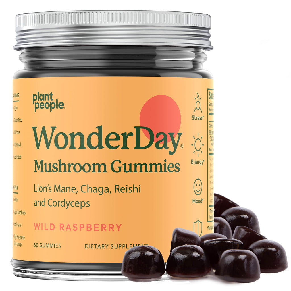 Plant People WonderDay energy gummies