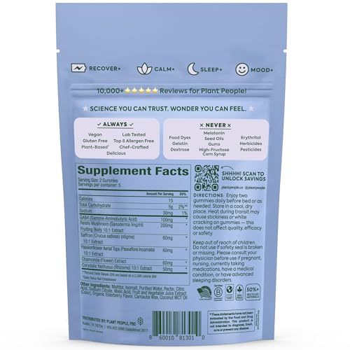 Plant People WonderSleep mushroom gummies