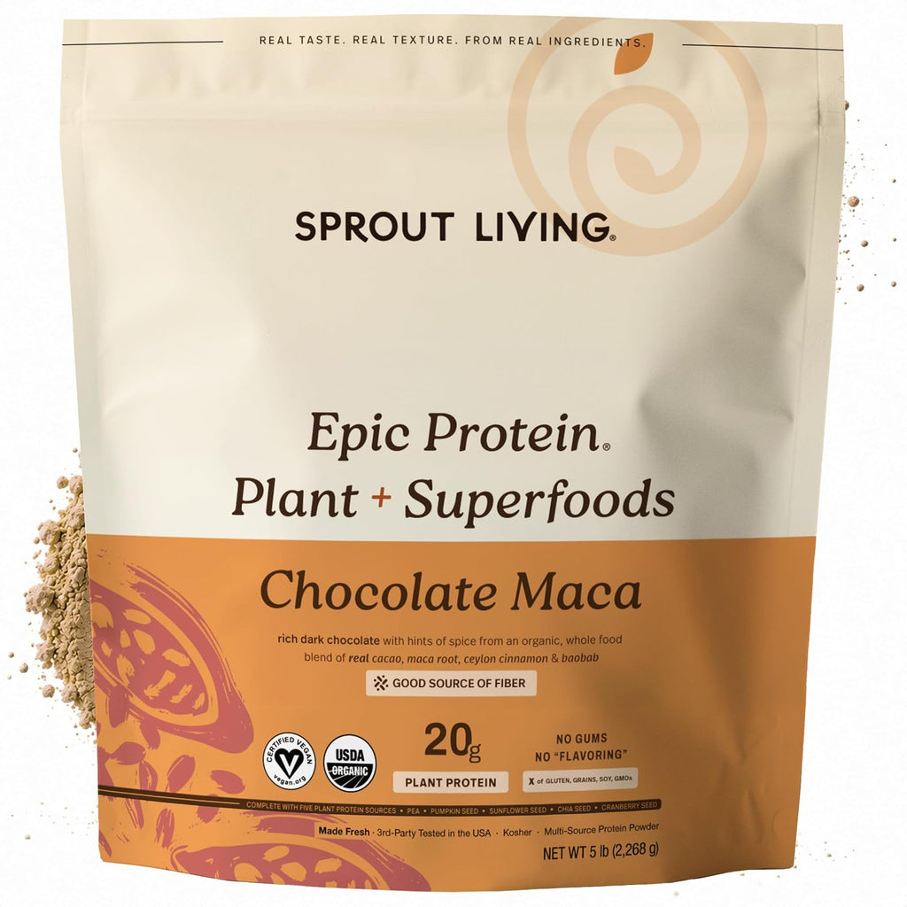 plant protein chocolate maca powder
