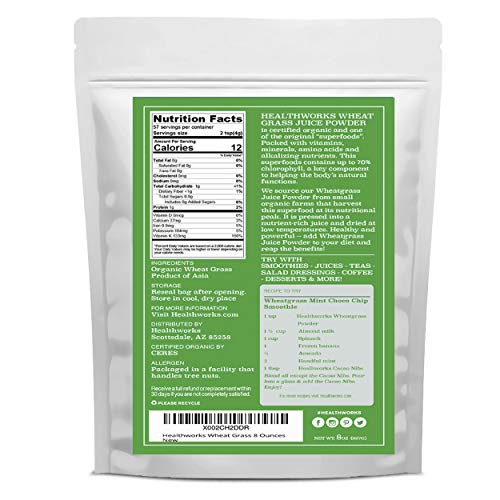 plant protein source wheatgrass powder