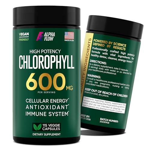 plant-sourced chlorophyll capsules for vegans