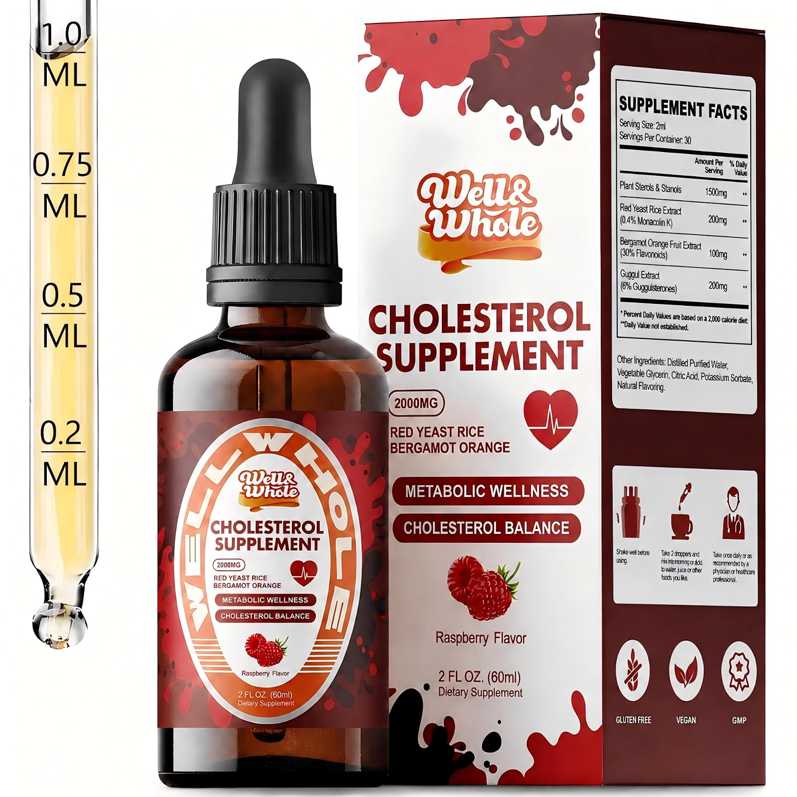 Plant Sterols liquid drops for cholesterol