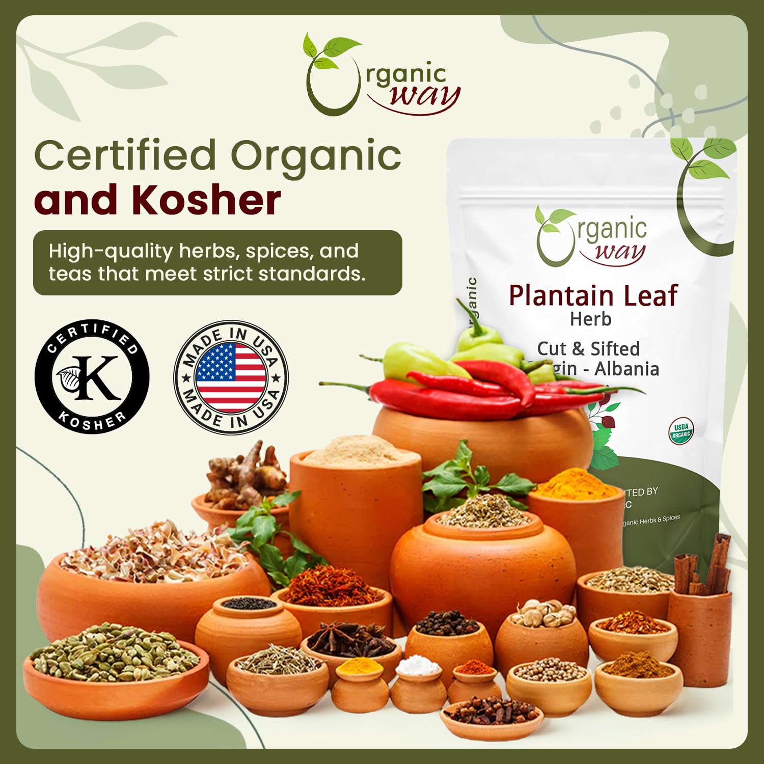 Plantain leaf tea for digestive health