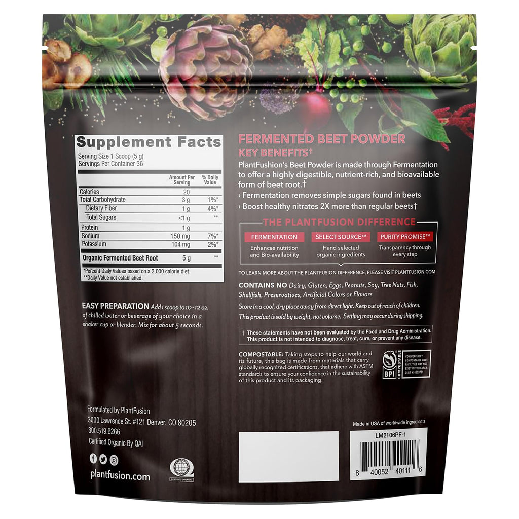 Plantfusion beet powder for energy