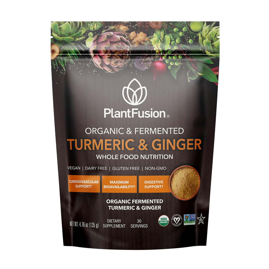 PlantFusion turmeric ginger supplement powder