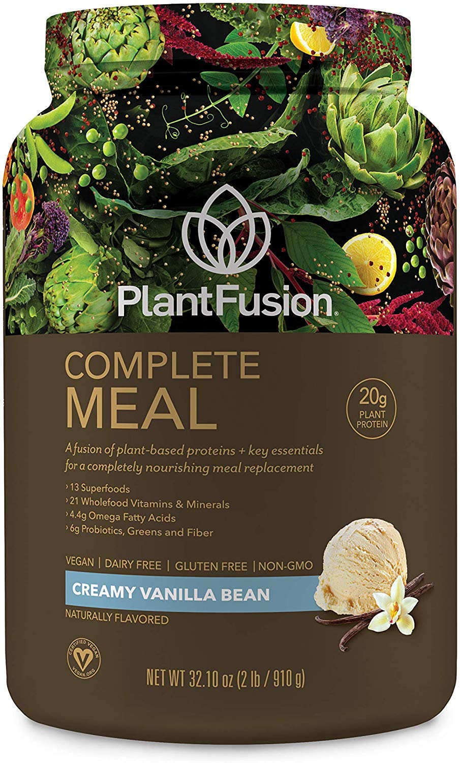 PlantFusion vanilla meal replacement shake