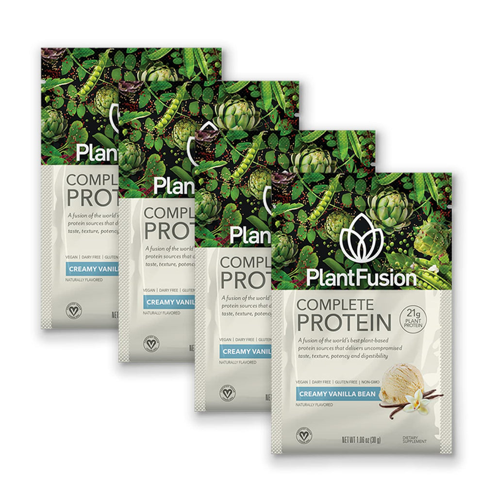 PlantFusion vegan protein powder packets