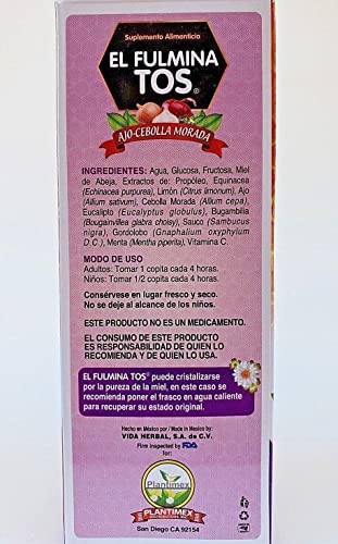 Plantimex EL FULMINA natural ingredients