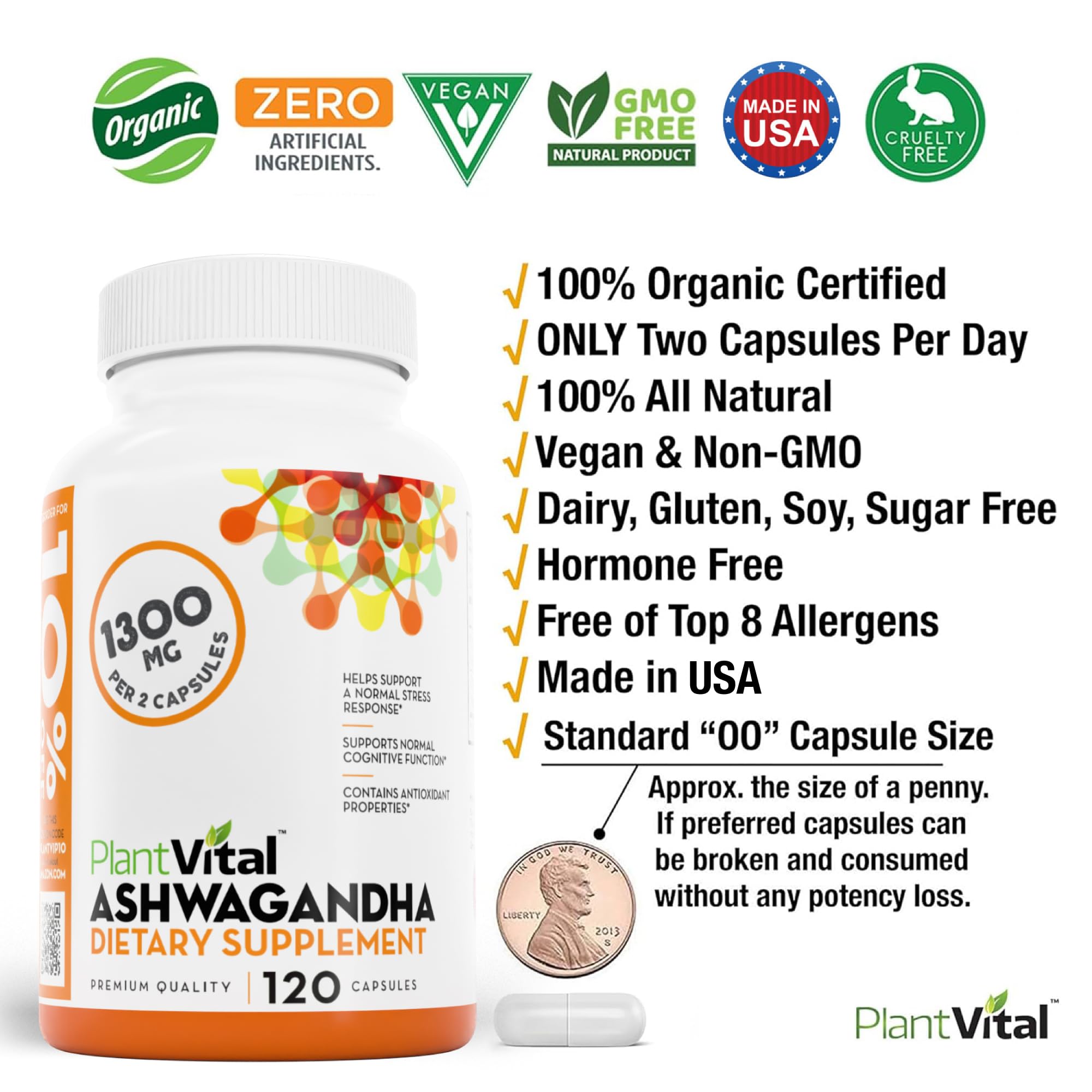 Plantvital ashwagandha for natural wellness