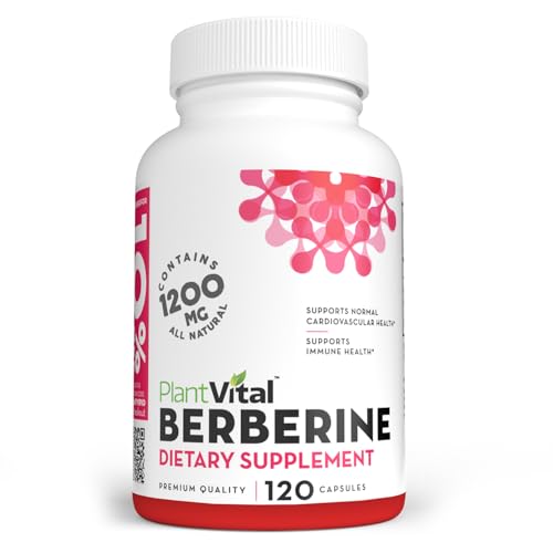 Plantvital berberine 1200 mg capsules