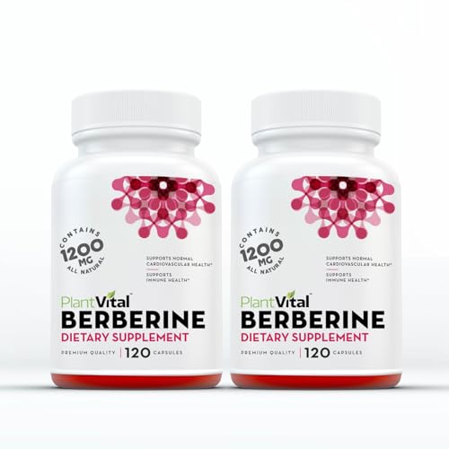Plantvital berberine 1200 mg capsules