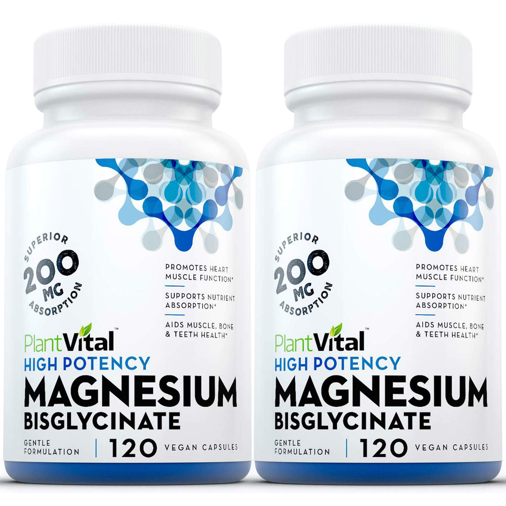 Plantvital magnesium glycinate capsules